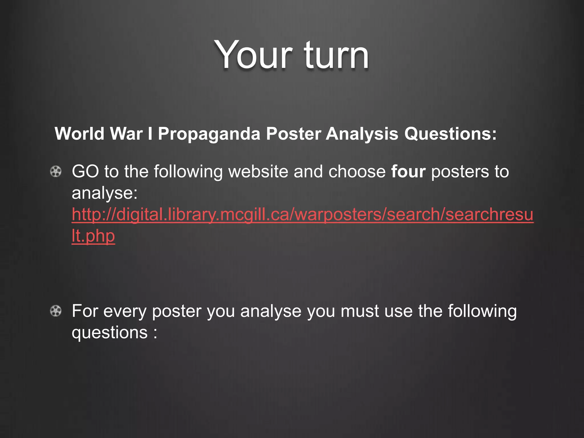 Wwi propaganda | PPTX