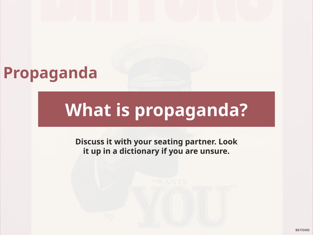 WWI Propaganda Language and Imagery PowerPoint.pptx