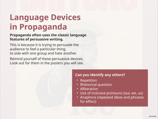 WWI Propaganda Language and Imagery PowerPoint.pptx
