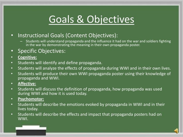 EDSU 531 WWI propaganda narrated slideshow | PPT