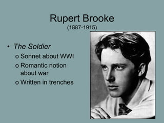 WWI Propaganda & Poems | PPTX