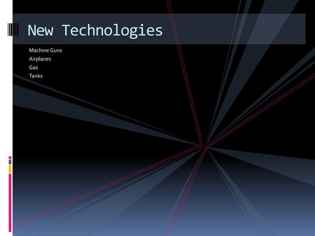 Wwi technology auto | PPT