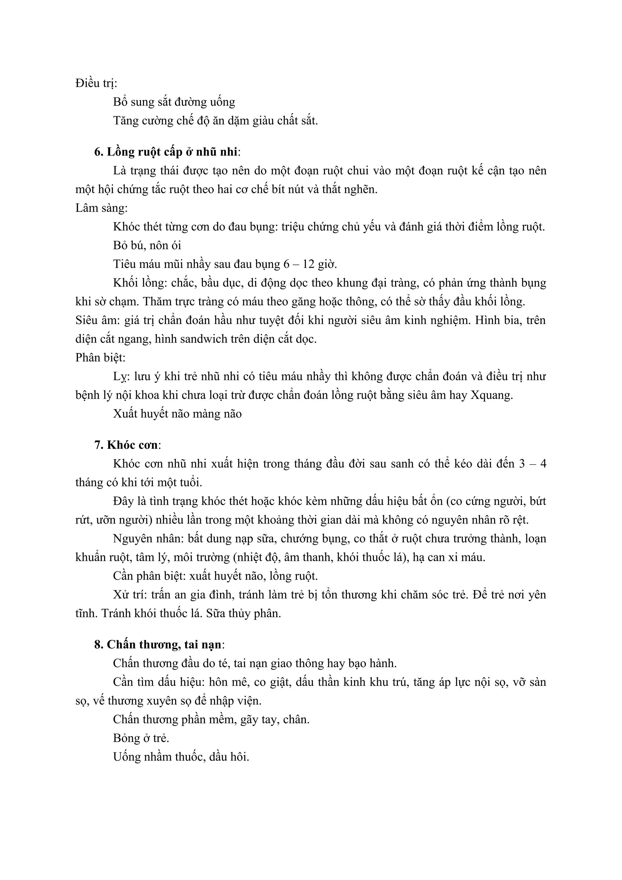 1. dac diem tre nhu nhi & cac van de thuong gap | DOC
