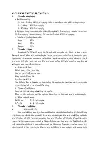 1. dac diem tre nhu nhi & cac van de thuong gap | DOC