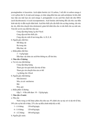 1. dac diem tre nhu nhi & cac van de thuong gap | DOC