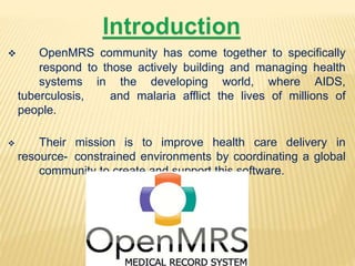 OpenMRS - Promo Presentation | PPTX