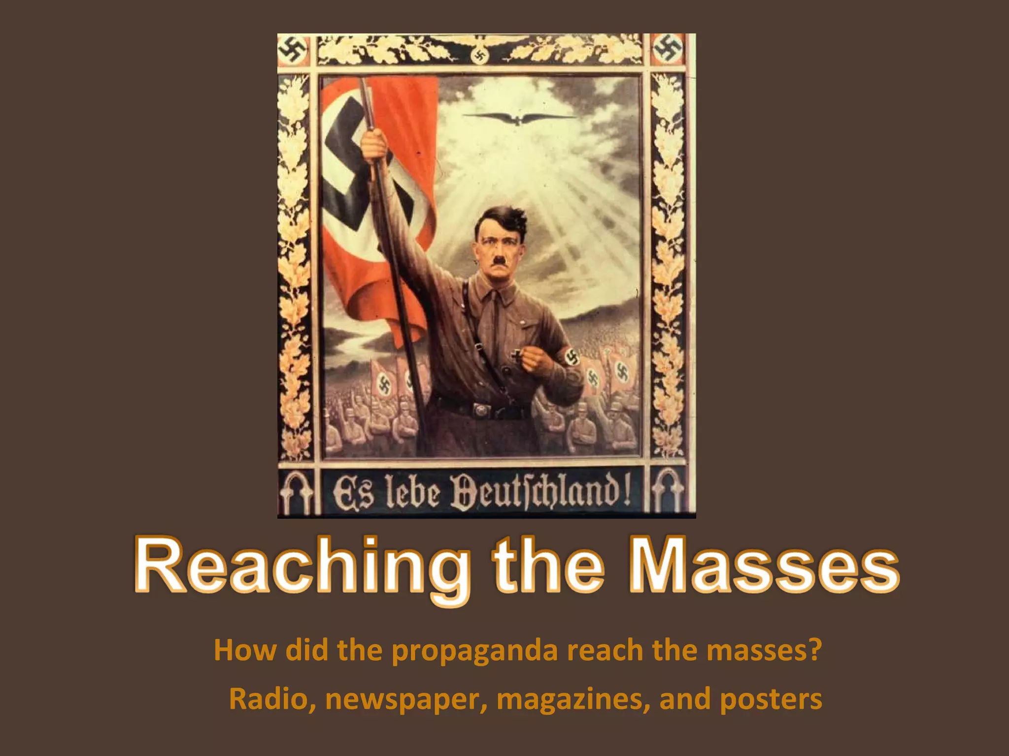 Propaganda Poster - "Save the Arts" | PPT