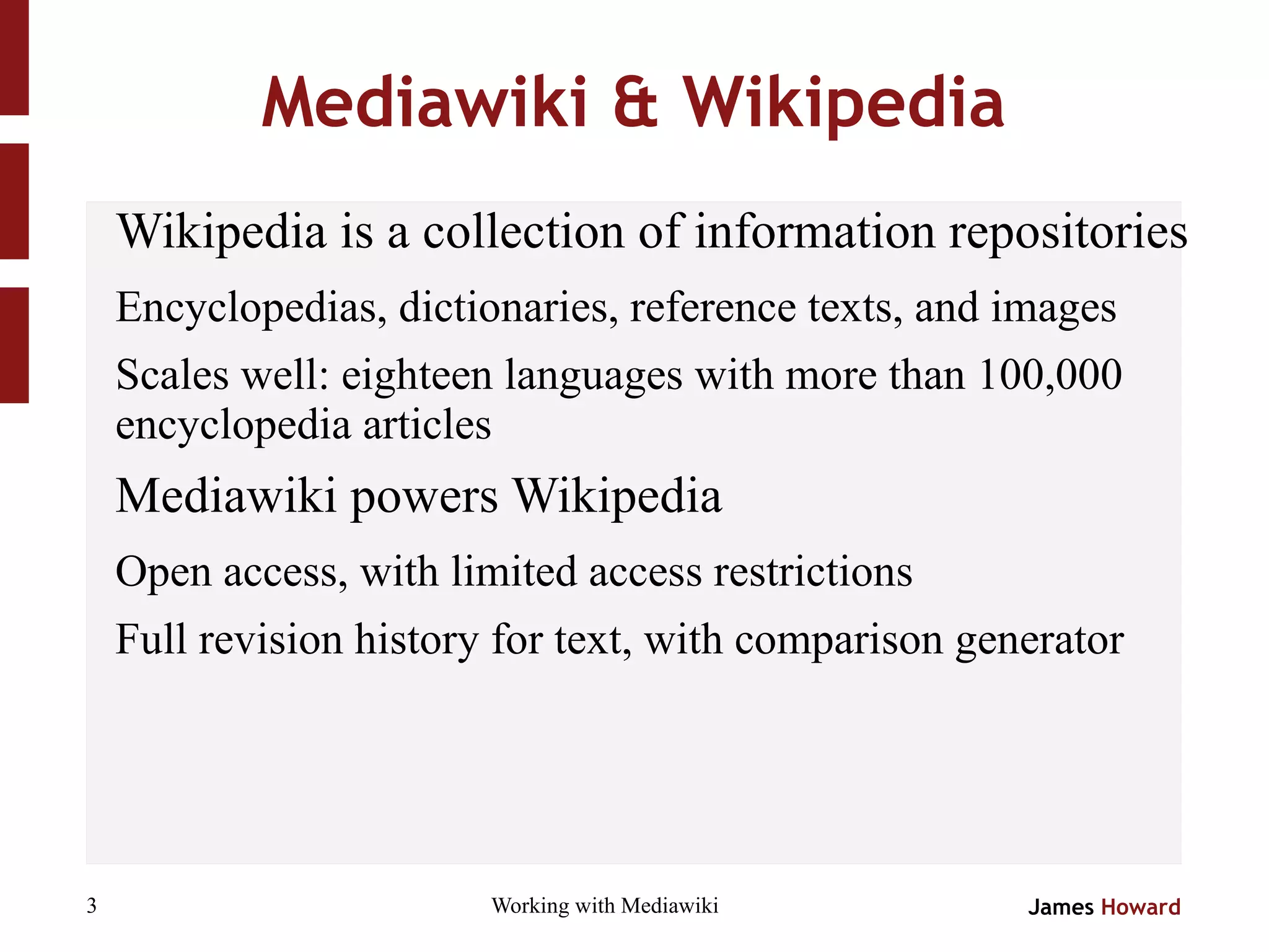 Working with Mediawiki | PPT