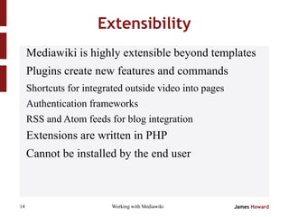 Working with Mediawiki | PPT