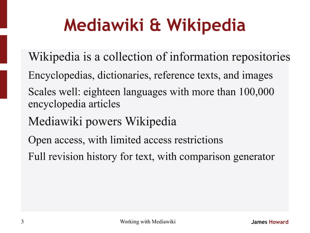 Working with Mediawiki | PPT