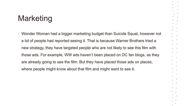 Wonder Woman Marketing | PPT