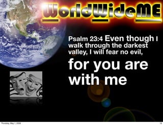 WWME #1: are you world wide? | PPT