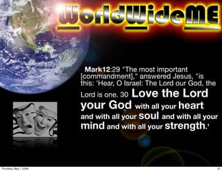 WWME #1: are you world wide? | PPT