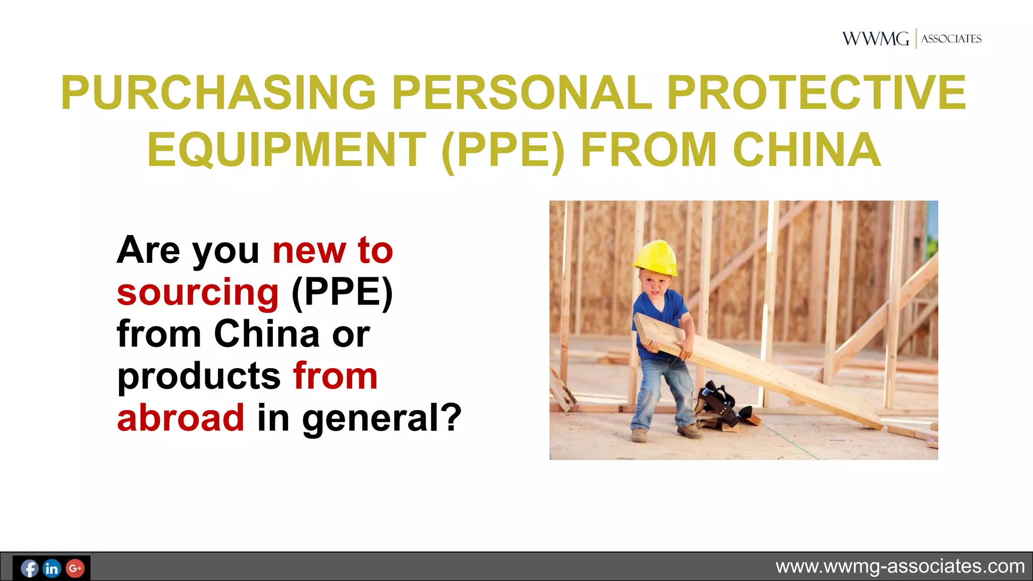 Purchasing Personal Protective Equipment (PPE) from China | PDF ...