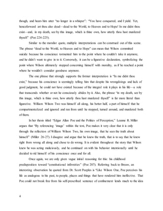 Poe's William Wilson analysis | DOCX