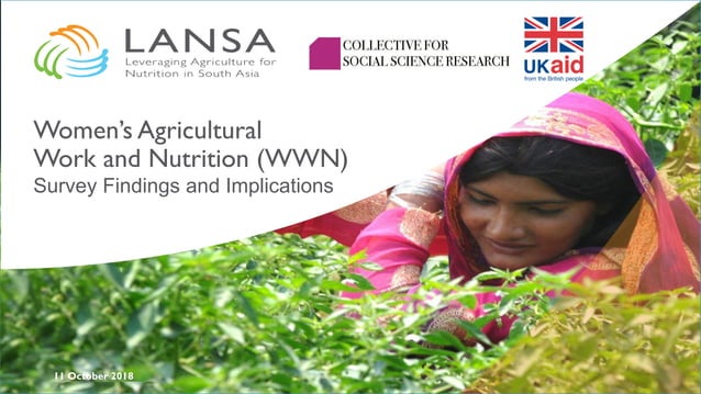 Women agricultural workers and nutrition | PPT