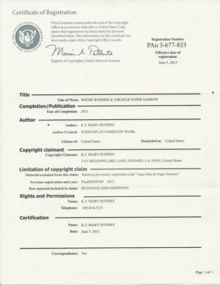 "WATER WONDER " ~ Modern Day Super Heroes | PDF