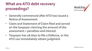 Handling the ATO: Audits and Debt Recovery | PDF