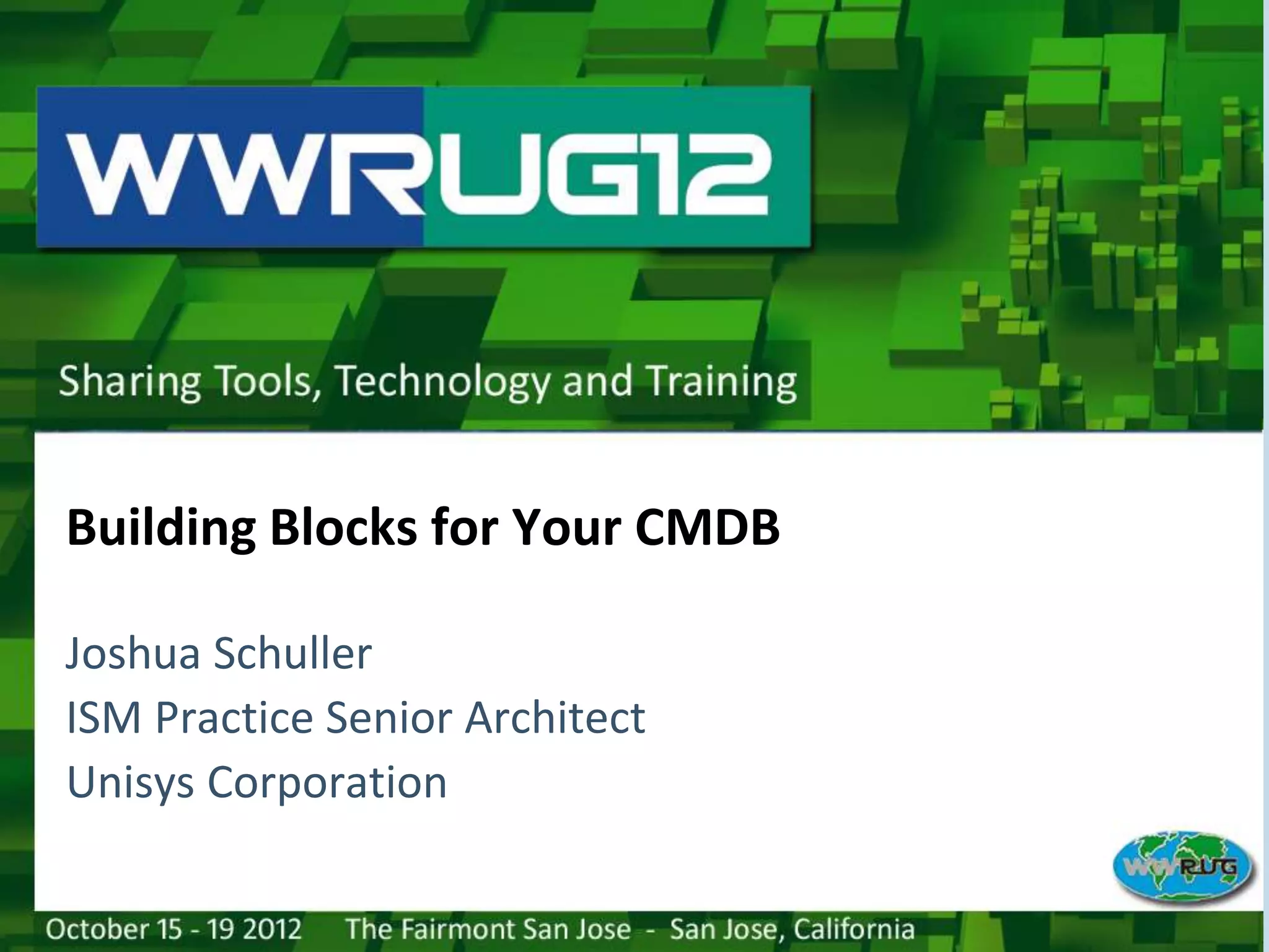 CMDB Building Blocks | PPTX