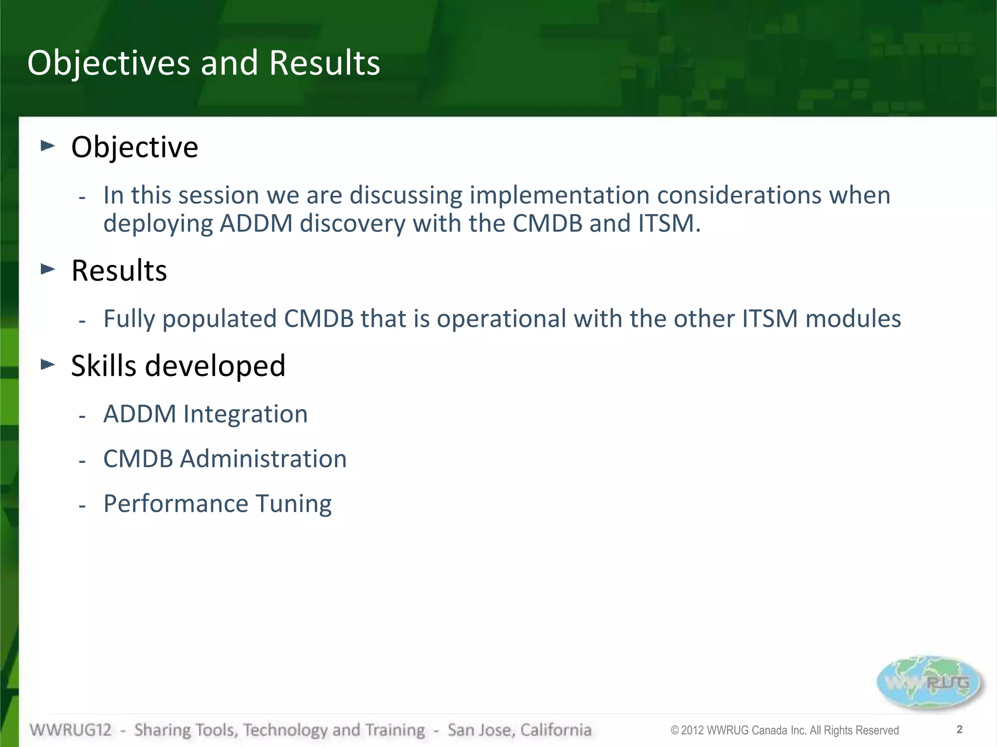 CMDB Building Blocks | PPTX