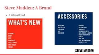 Steve madden | PPTX