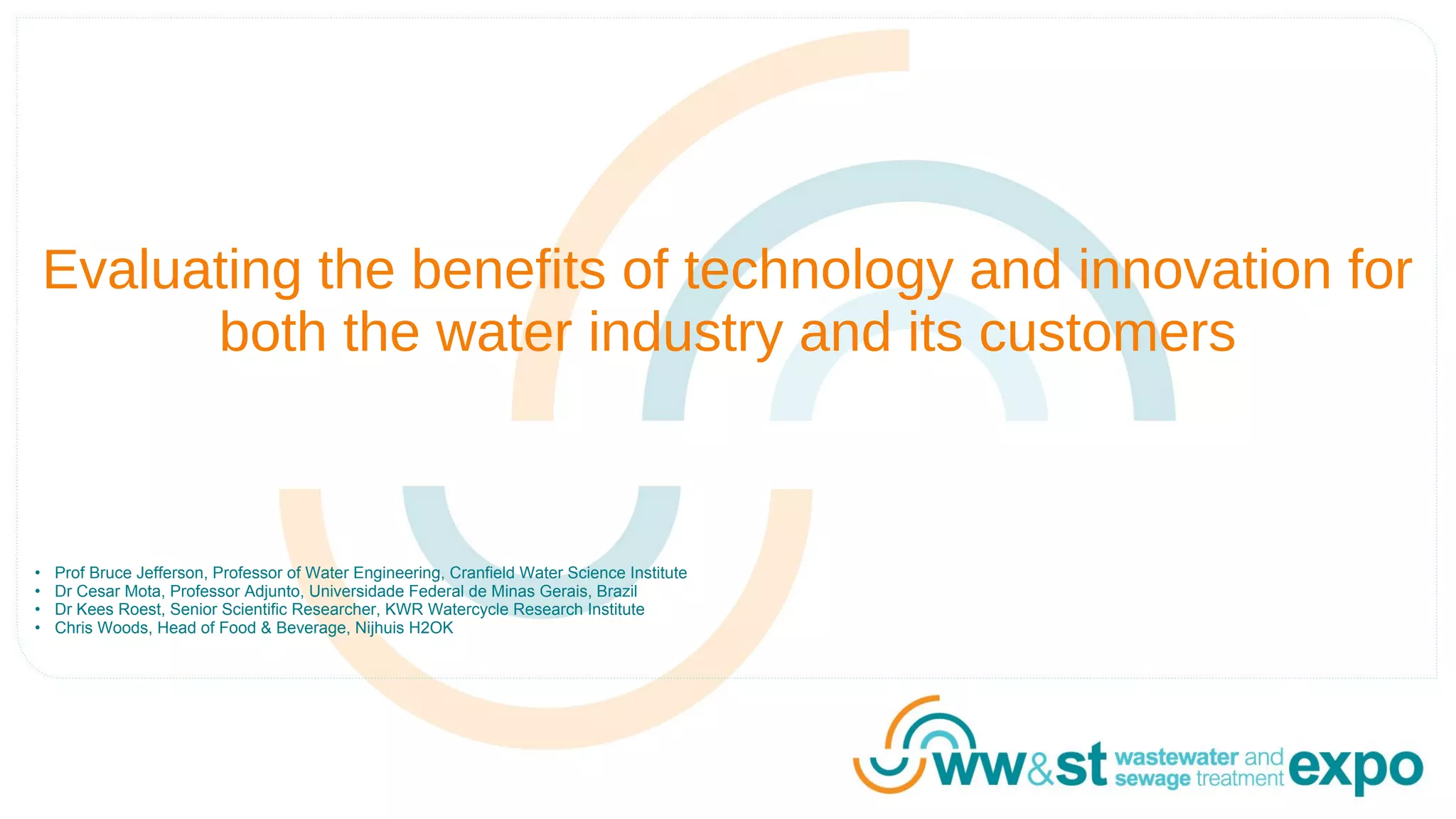 Waste Water & Sewage Treatment Expo 2017 | PPT