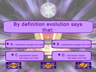 Wwtbam evolution game | PPT