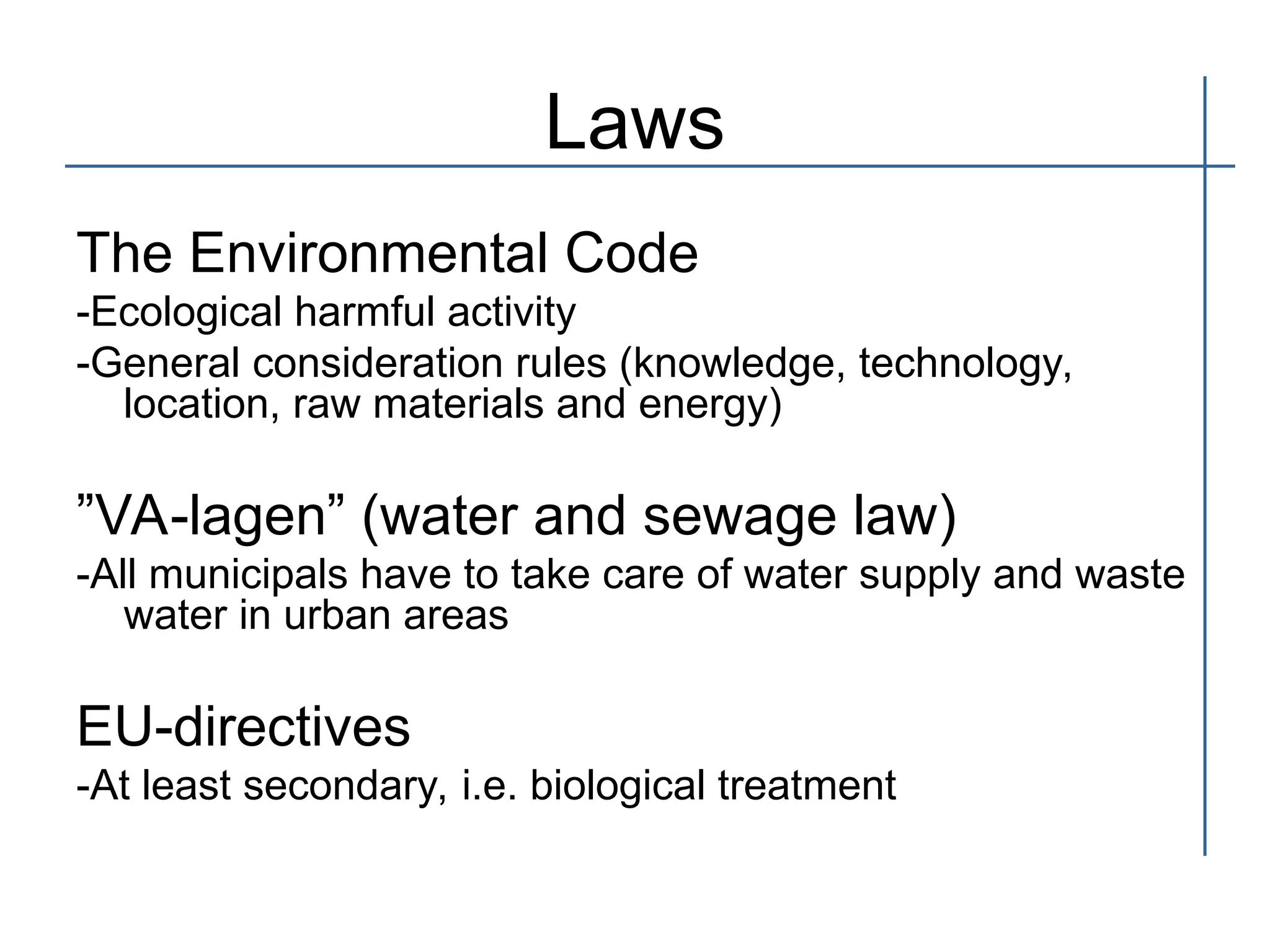 WWTP MANAGEMENT AND TREATMENT in Sweden.ppt