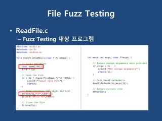 File fuzz testing | PPTX