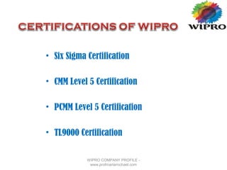 wipro profile | PPT