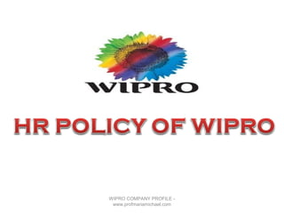 wipro profile | PPT