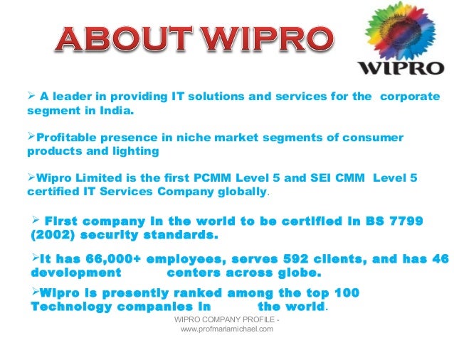 wipro profile