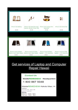 Computer Repair Hawaii | Laptop Repair Hawaii | PDF