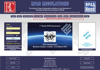 www.rpas regulations.com presentation | PDF