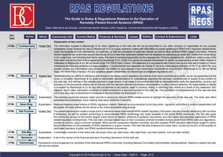 www.rpas regulations.com presentation | PDF