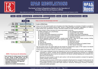 www.rpas regulations.com presentation | PDF