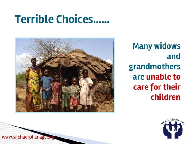 Sneha Orphanage - Giving Hope to Orphans and Vulnerable Children | PPTX ...