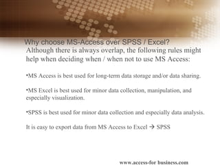 A Primer for Relational Database Design and Use | PPT