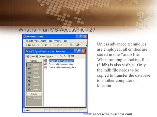 A Primer for Relational Database Design and Use | PPT