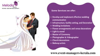 Event Management In Kerala | wedding planners | PDF | Wedding ...