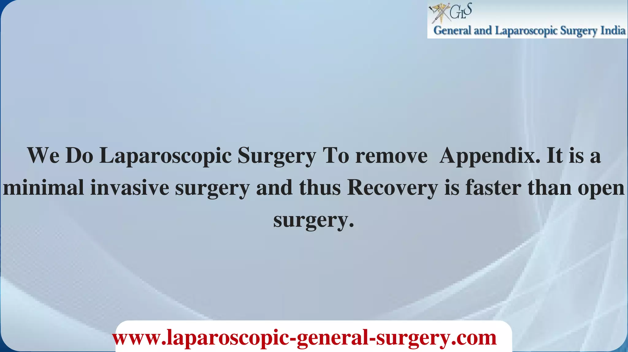 Appendix Removal Surgery In Bangalore | Laparoscopic Appendicitis ...
