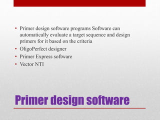 PCR,polymerase chain reaction.Basic concept of PCR. | PPTX