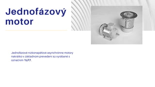 Jednofázový motor | PDF