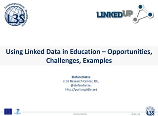 WWW2013 Tutorial: Linked Data & Education | PPT