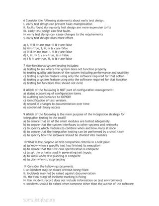 Www.istqb.guru istqb question-paper5 | PDF
