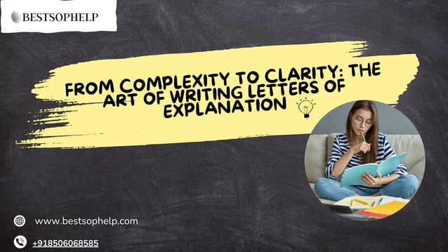 From Complexity to Clarity: The Art of Writing Letters of Explanation | PPT