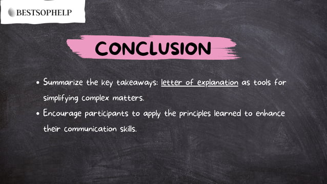 From Complexity to Clarity: The Art of Writing Letters of Explanation | PDF