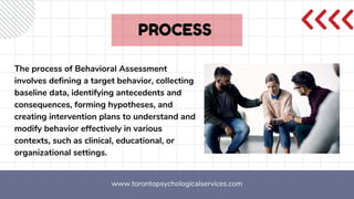 Supporting And Comprehensive Behavioural Assessment | PDF