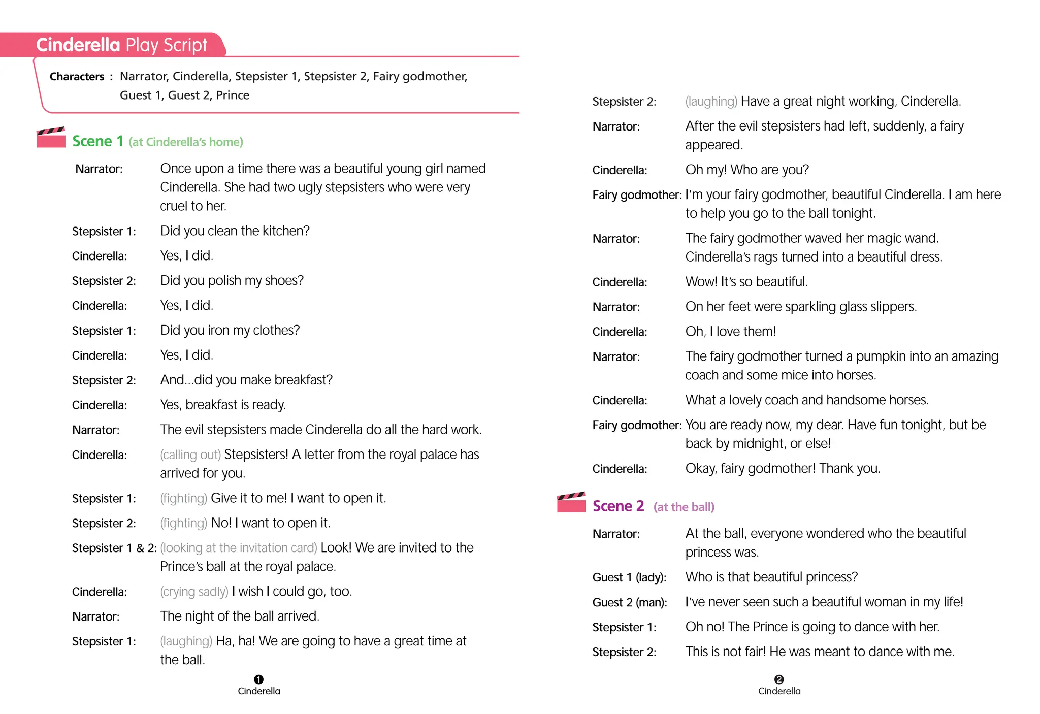 İngilizce Tiyatro Metinleri Skeçler English Drama Scripts | PDF