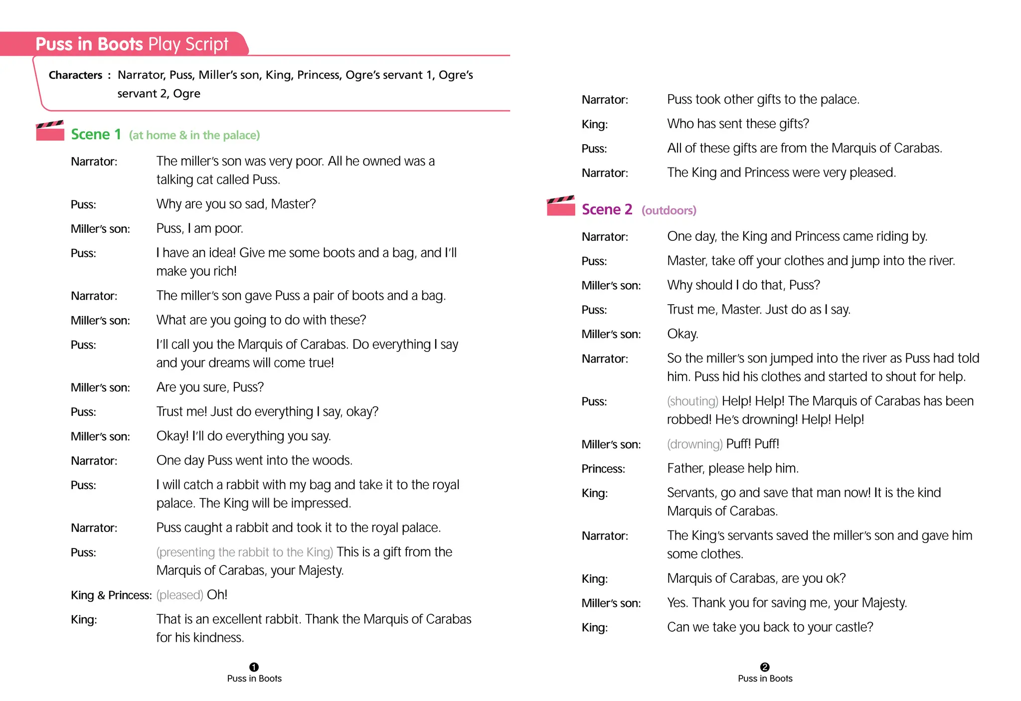 İngilizce Tiyatro Metinleri Skeçler English Drama Scripts | PDF